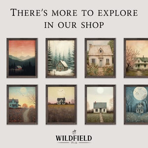 Country House Print, Countryside Wall Art, Rural Wall Art, Country ...