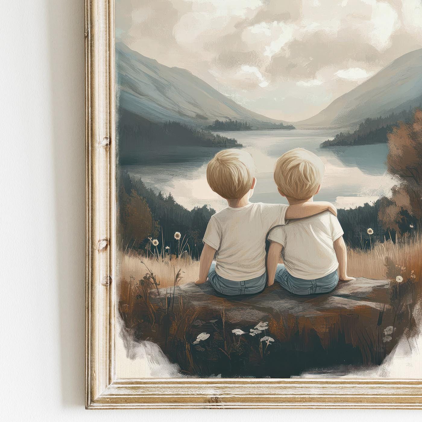 Twin Boy Nursery Decor, Twin Print, Twin Brother Wall Art for Bedroom ...