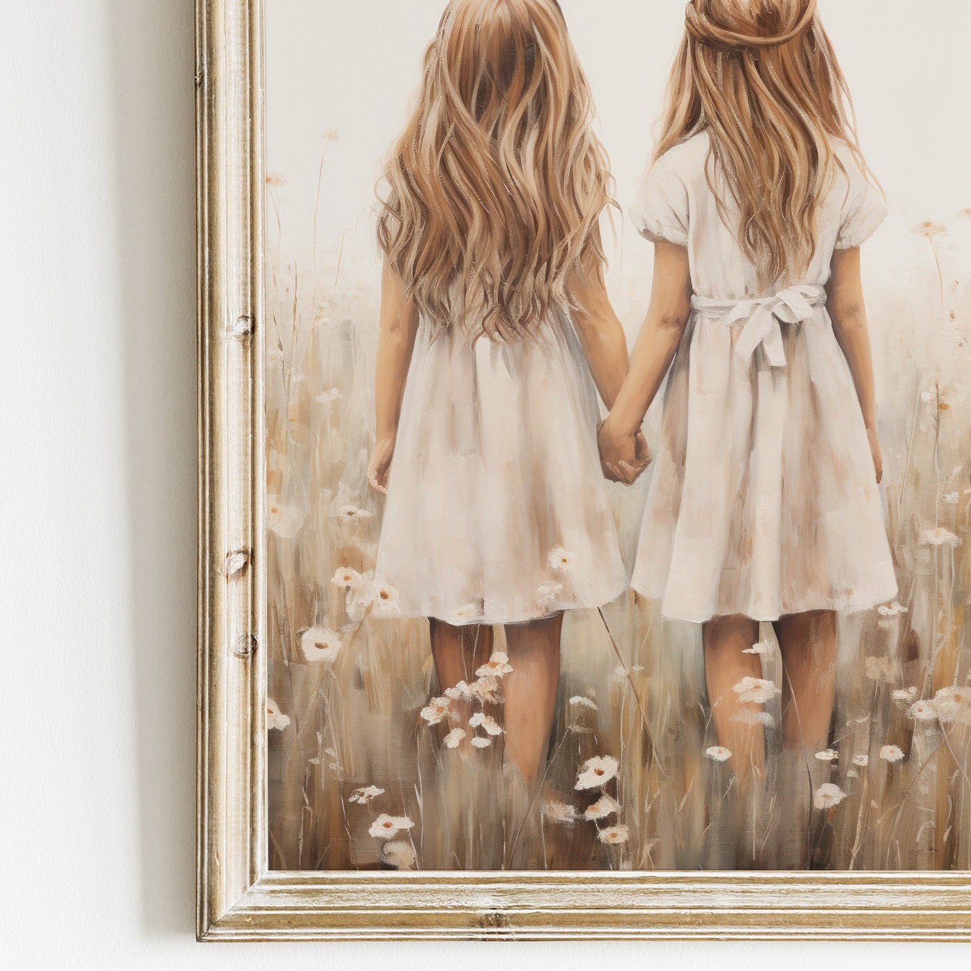 Sister Wall Art, Best Friends Print, Sisterhood Art, Twin Sister ...