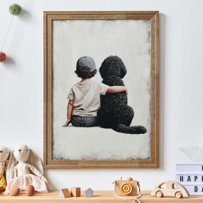 Labradoodle Boy Nursery - Etsy