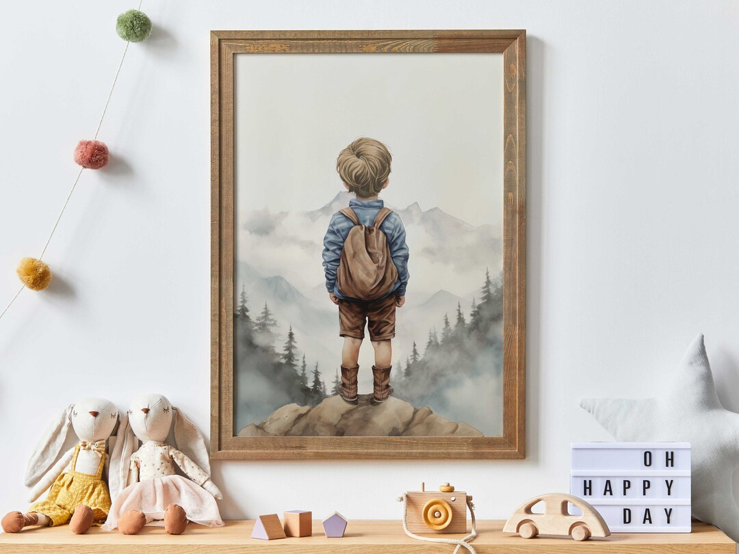 Adventure Wall Art for Little Boys, Boys Bedroom Decor, Toddler Room ...