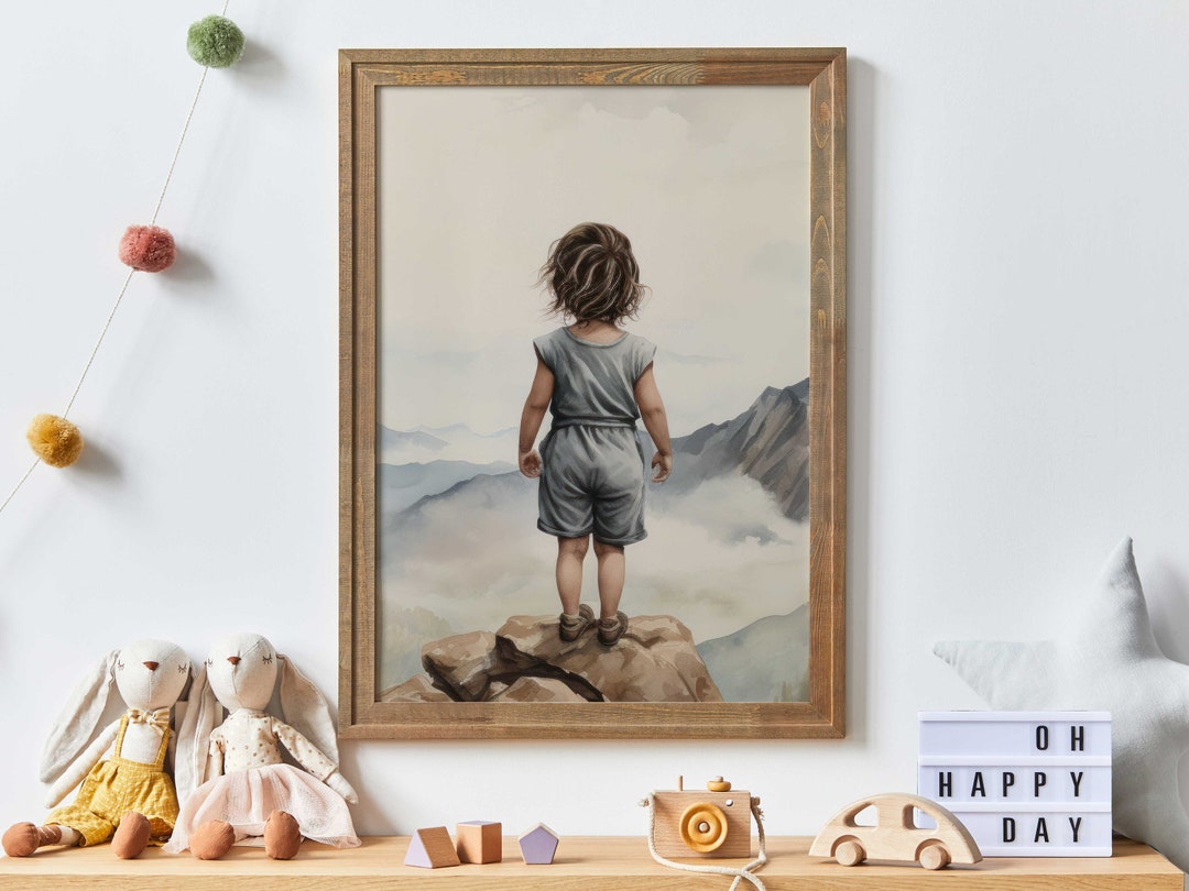 Adventure Nursery Decor, Girl Adventure Print, Mountain Nursery Decor ...
