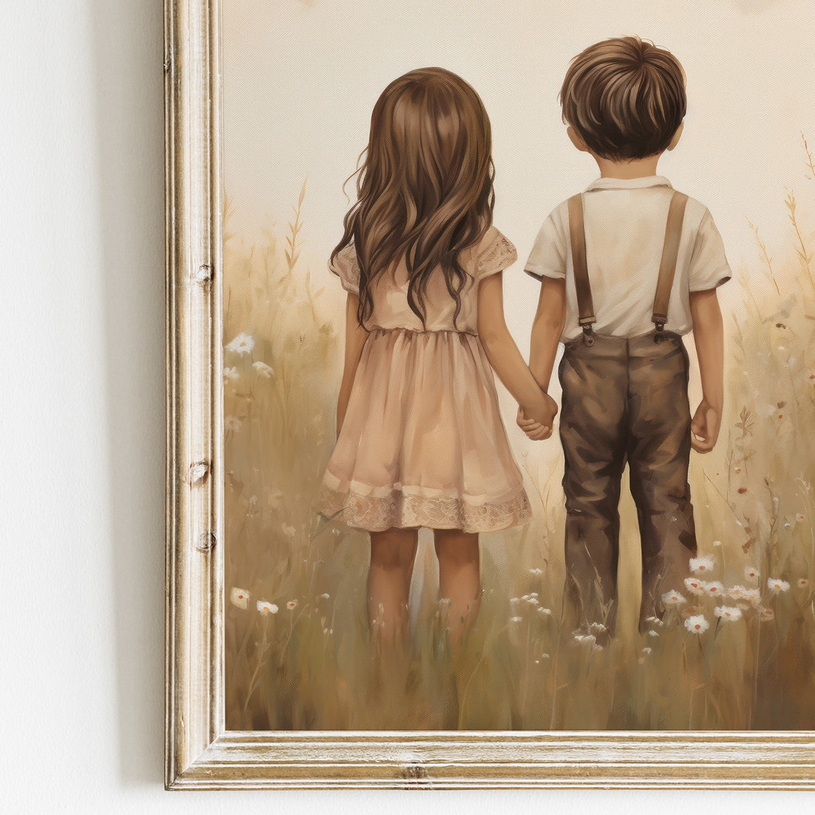 Sibling Print, Brother and Sister Wall Art, Shared Bedroom Decor, Set ...