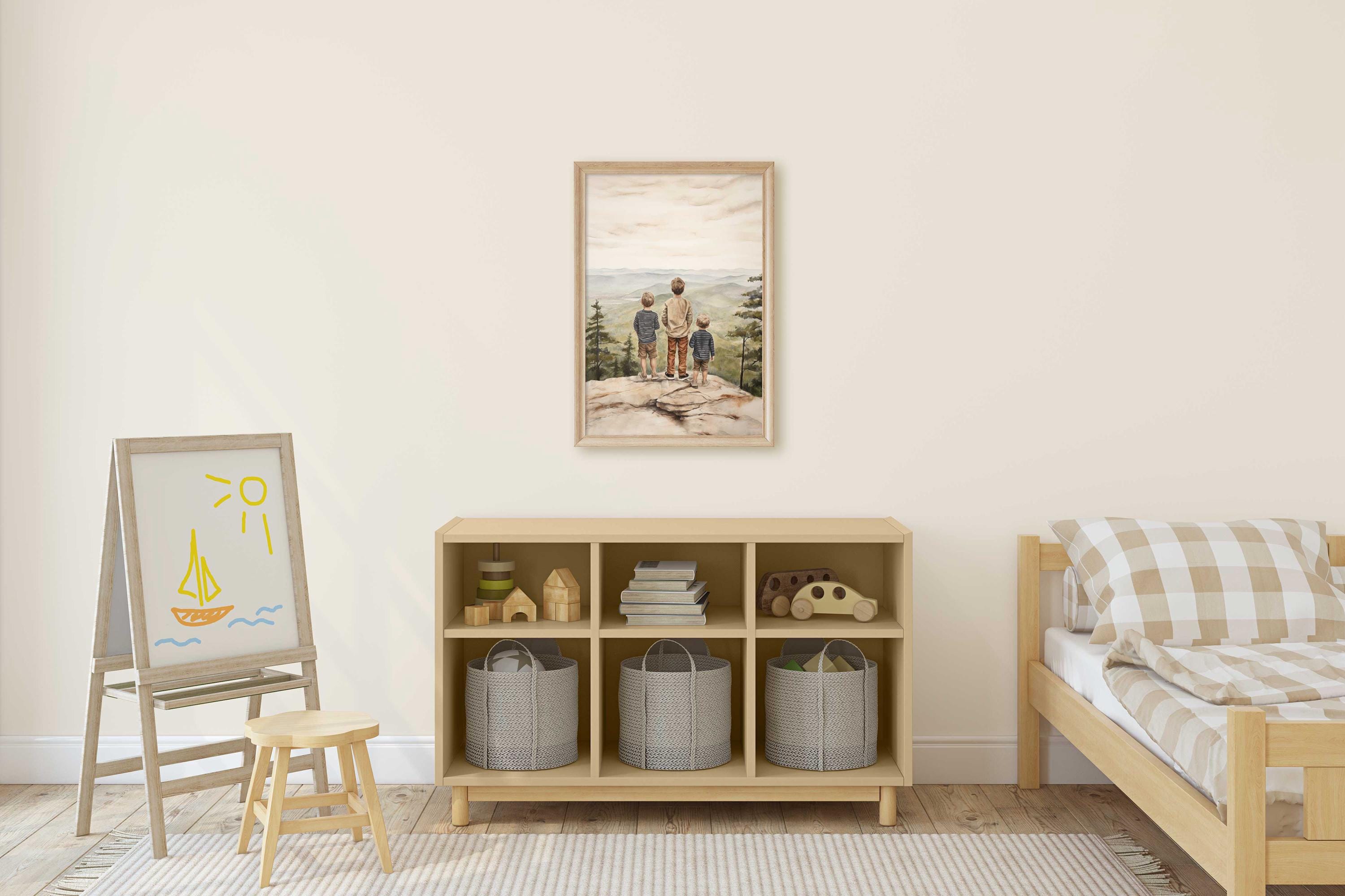 Brother Room Decor, Brothers Bedroom, Three Brothers Painting, Best ...