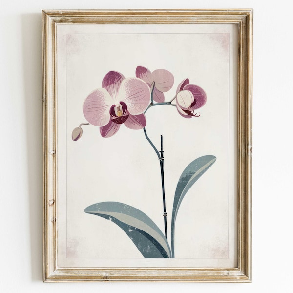Orchid Print - Etsy