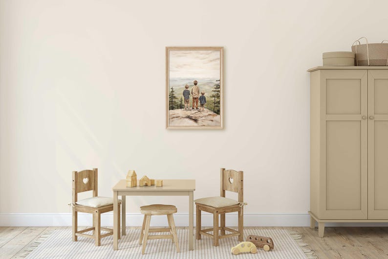 Brother Room Decor, Brothers Bedroom, Three Brothers Painting, Best ...