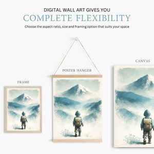Adventure Boy Toddler Decor, Mountain Nursery Wall Art, Hiking Boys ...