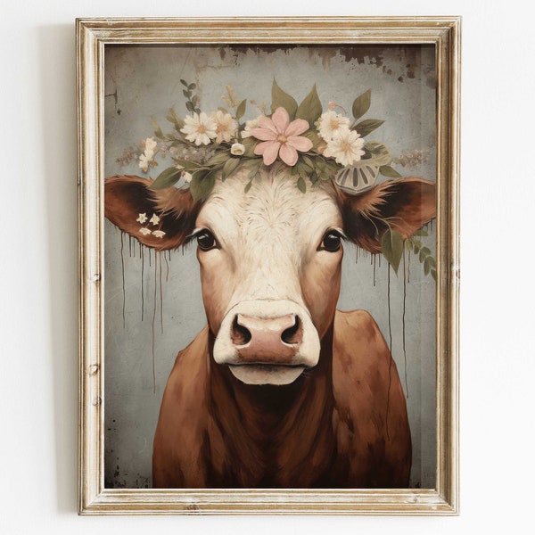 Cow Wall Art - Etsy