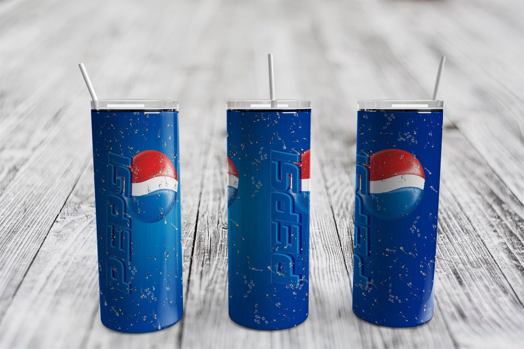 Pepsi Skinny Stainless Steel Tumbler 20 Oz, 25 Oz, or 30 Oz With Lid ...