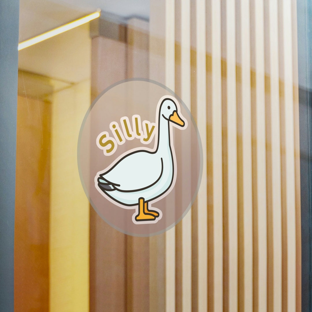 Goose Sticker Goose Decal Goose Kiss-cut Vinyl Decal Sticker - Etsy