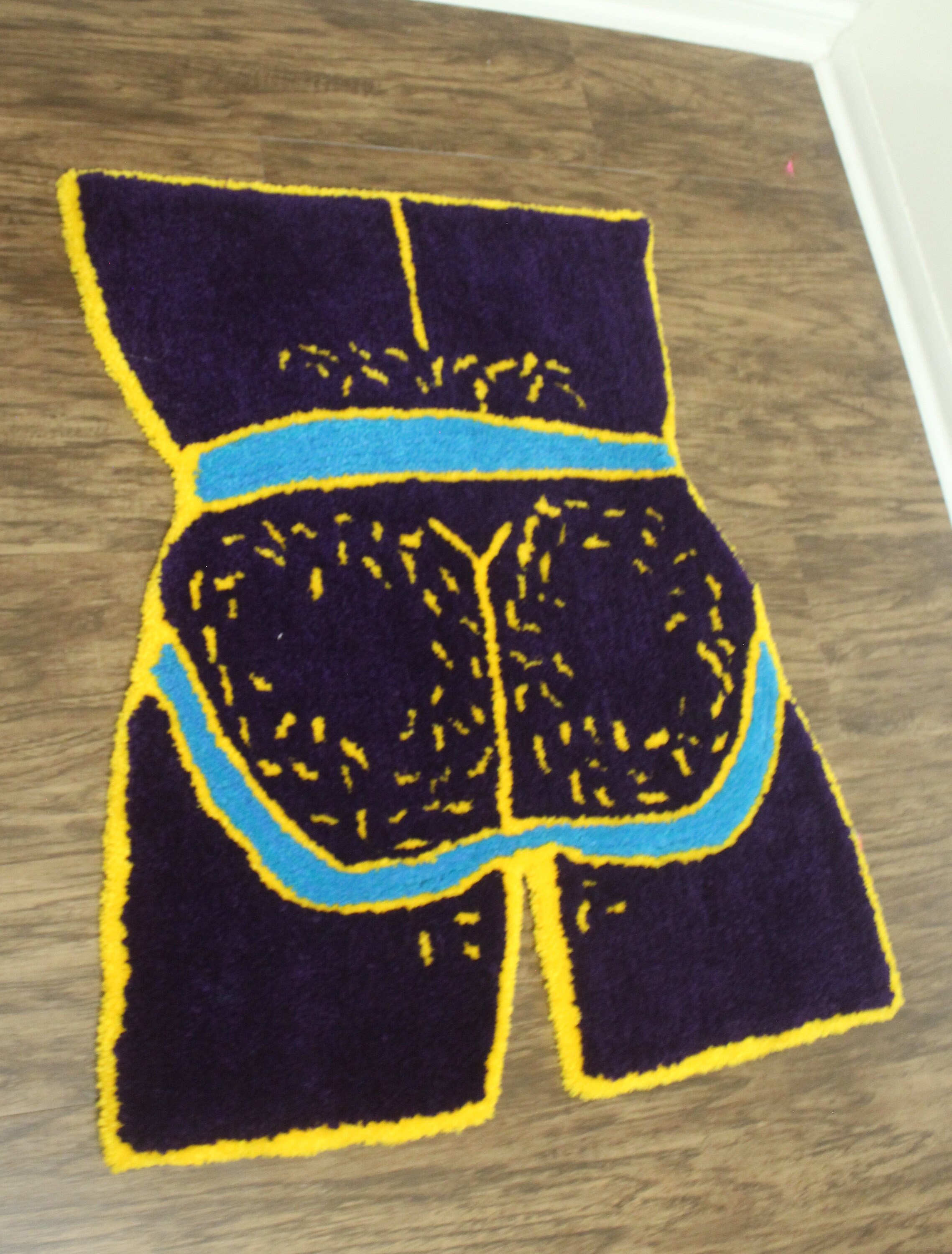 Fuzzy Butts Rug - Etsy