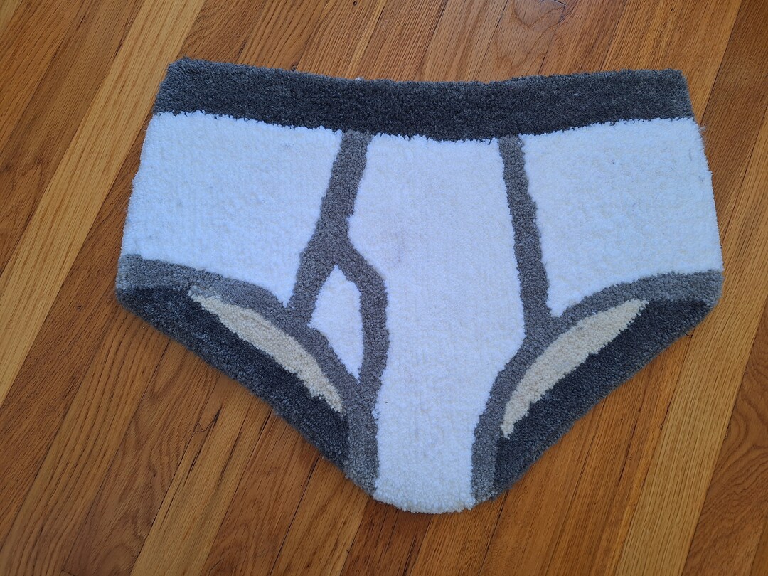 Tighty Whities Briefs Rug - Etsy