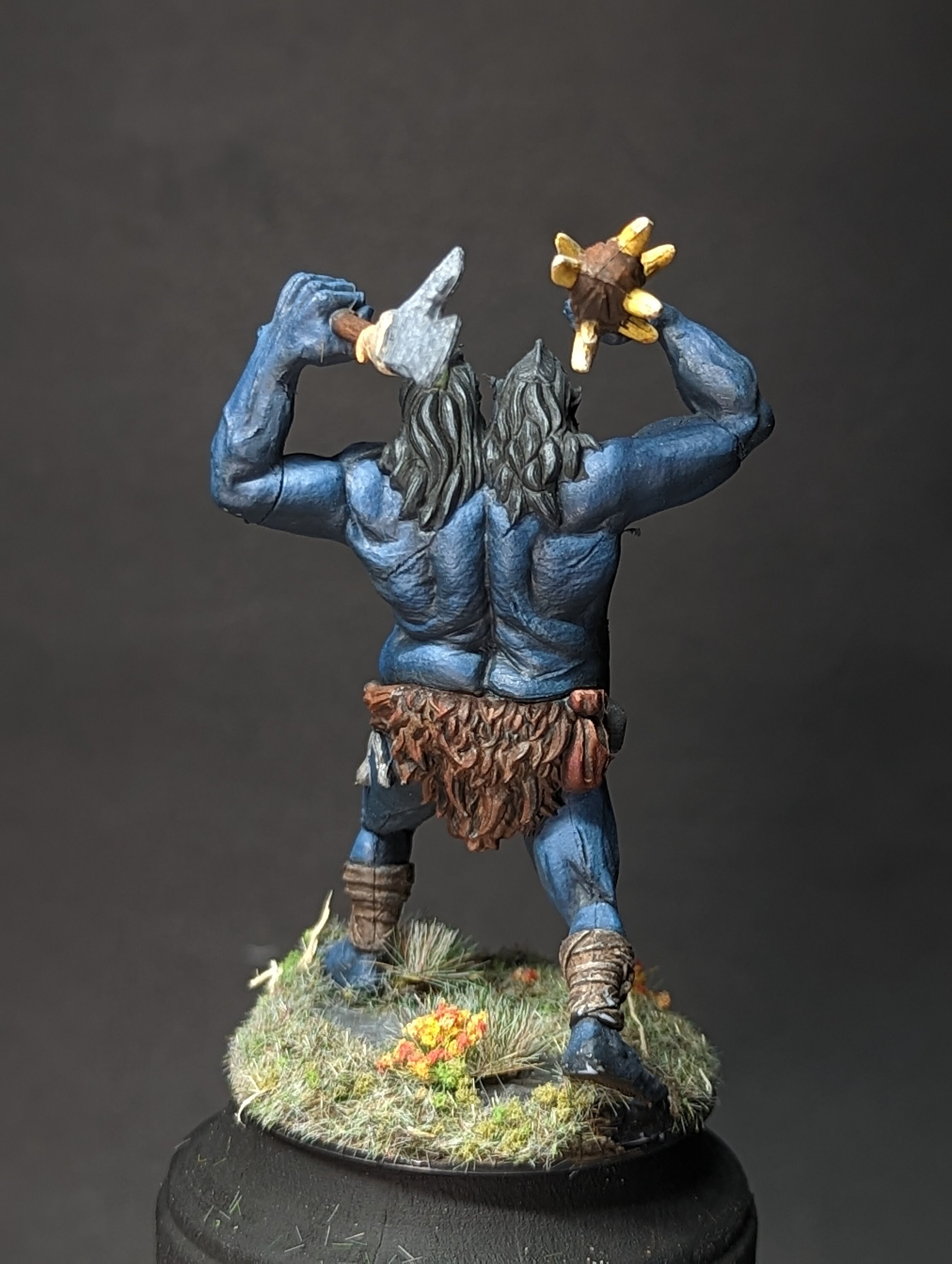 Painted D&D Nolzur's Marvelous Minis Ettin, Dnd, DND Monster, Ettin ...