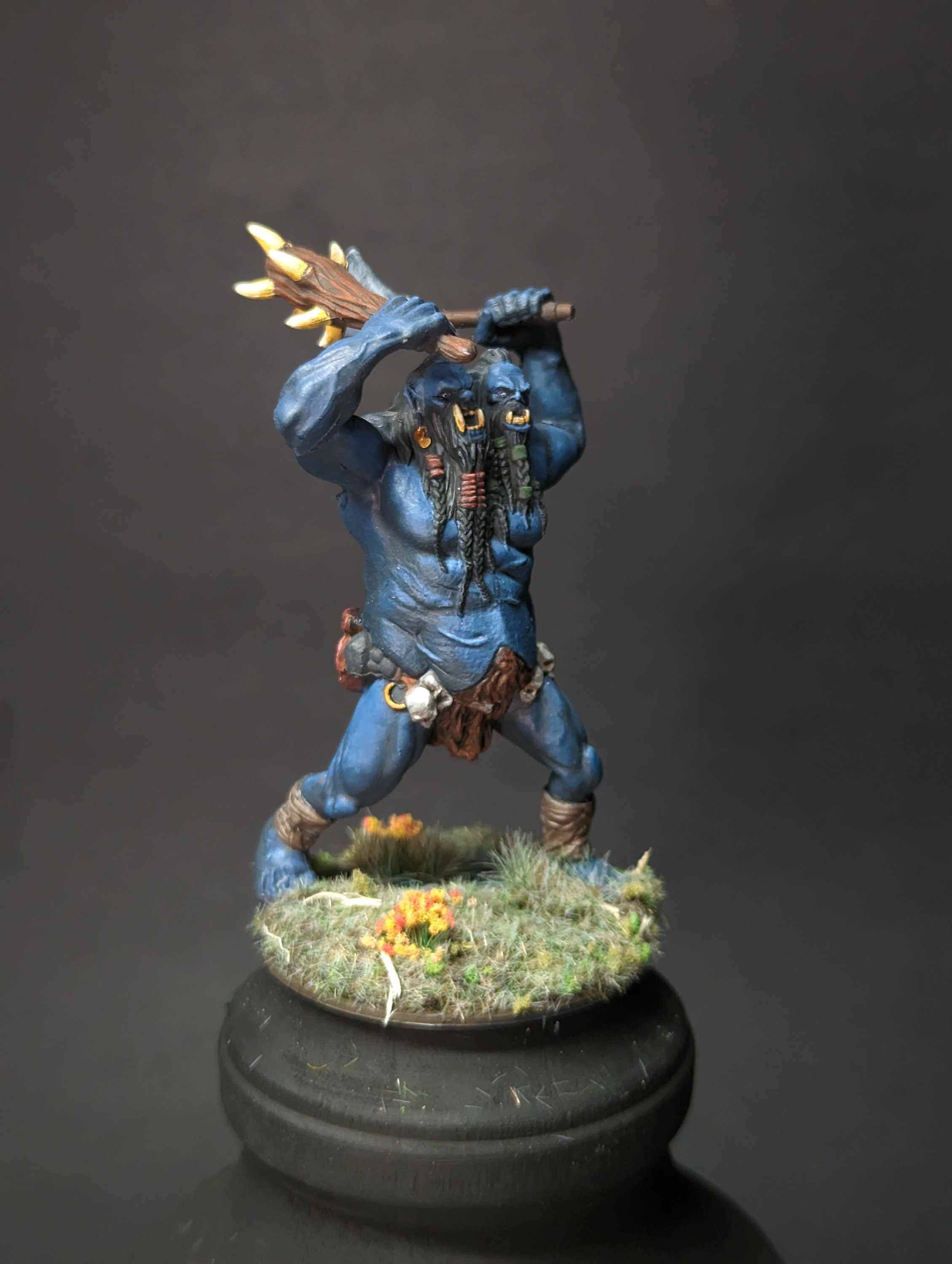 Painted D&D Nolzur's Marvelous Minis Ettin, Dnd, DND Monster, Ettin ...