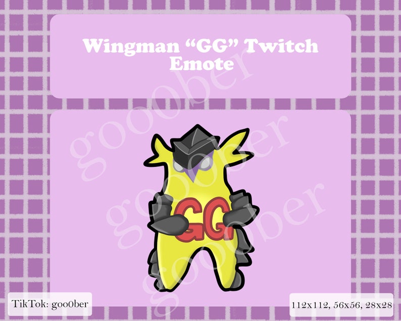 Wingman Valorant Twitch Emote for Streamers or Discord Emote PNG ...