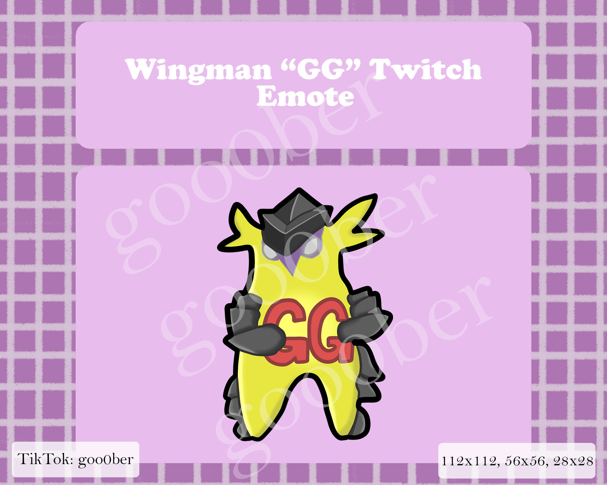 Wingman Valorant Twitch Emote for Streamers or Discord Emote PNG ...