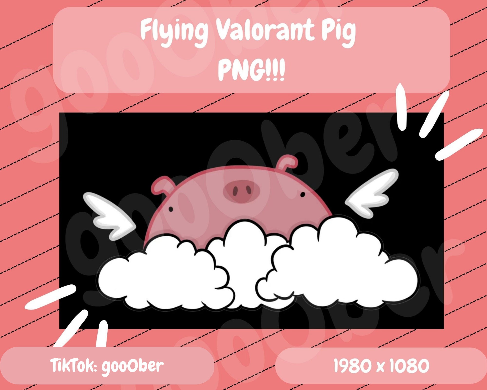 Valorant Flying Pig PNG for Vtubers and PNG Tubers for OBS and Stream ...