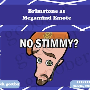 Brimstone Valorant as Megamind Meme Twitch or Discord Emote for ...