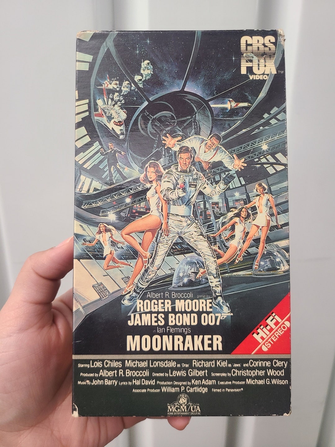 Moonraker Vhs CBS Fox Roger Moore James Bond 007 - Etsy