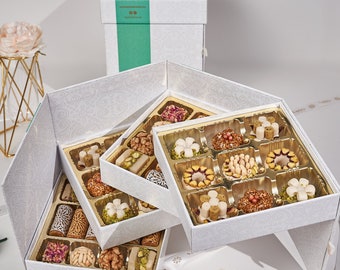 Eid Mubarak Sweets Gift Box Luxury Packaging Halal Vegan Gluten Free 46 ...