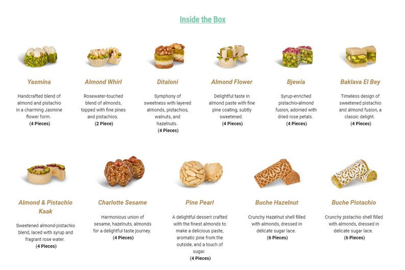 Eid Mubarak Sweets Gift Box | Luxury Packaging | Halal - Vegan - Gluten ...