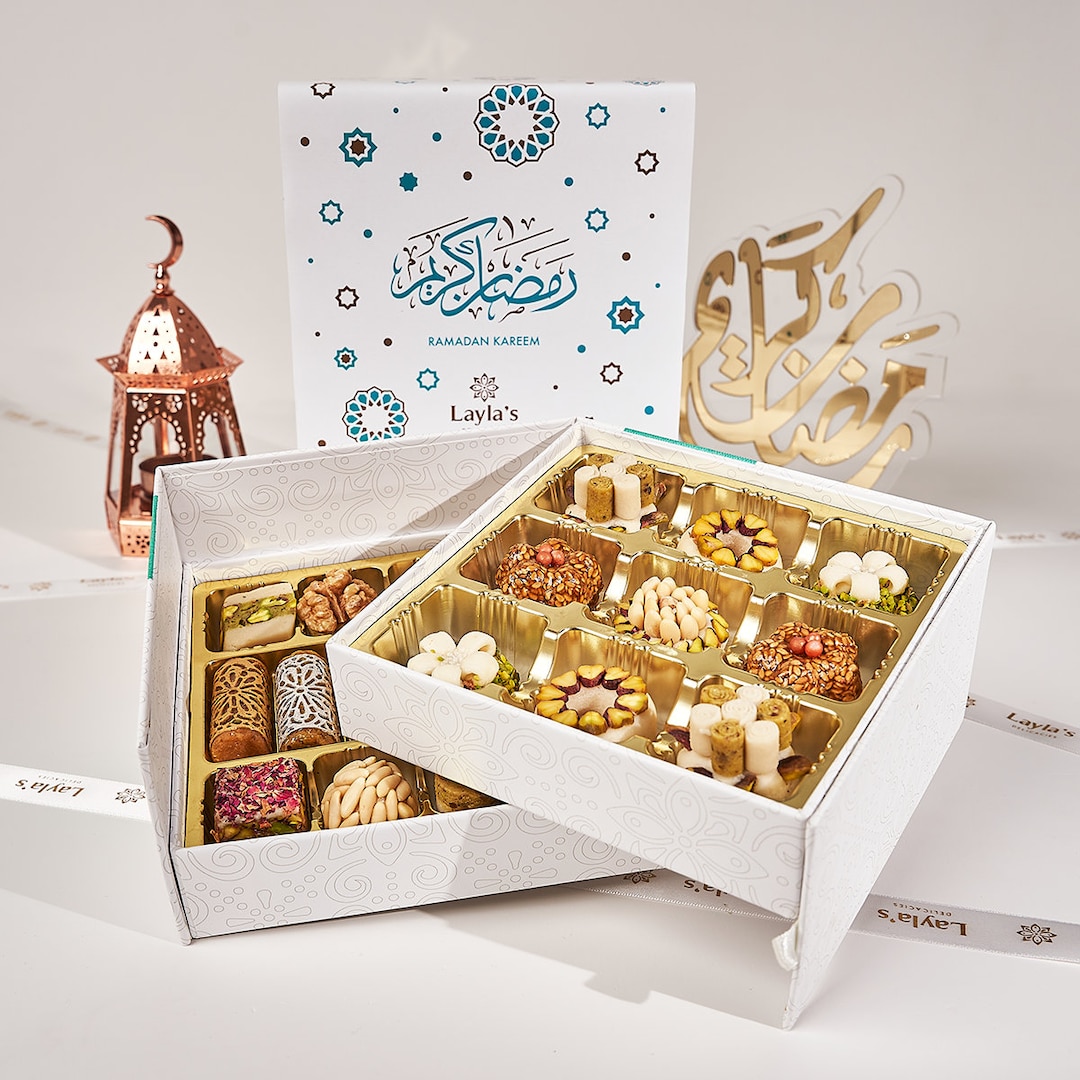 Ramadan Kareem Sweets Gift Box | Luxury Packaging | Halal - Vegan ...