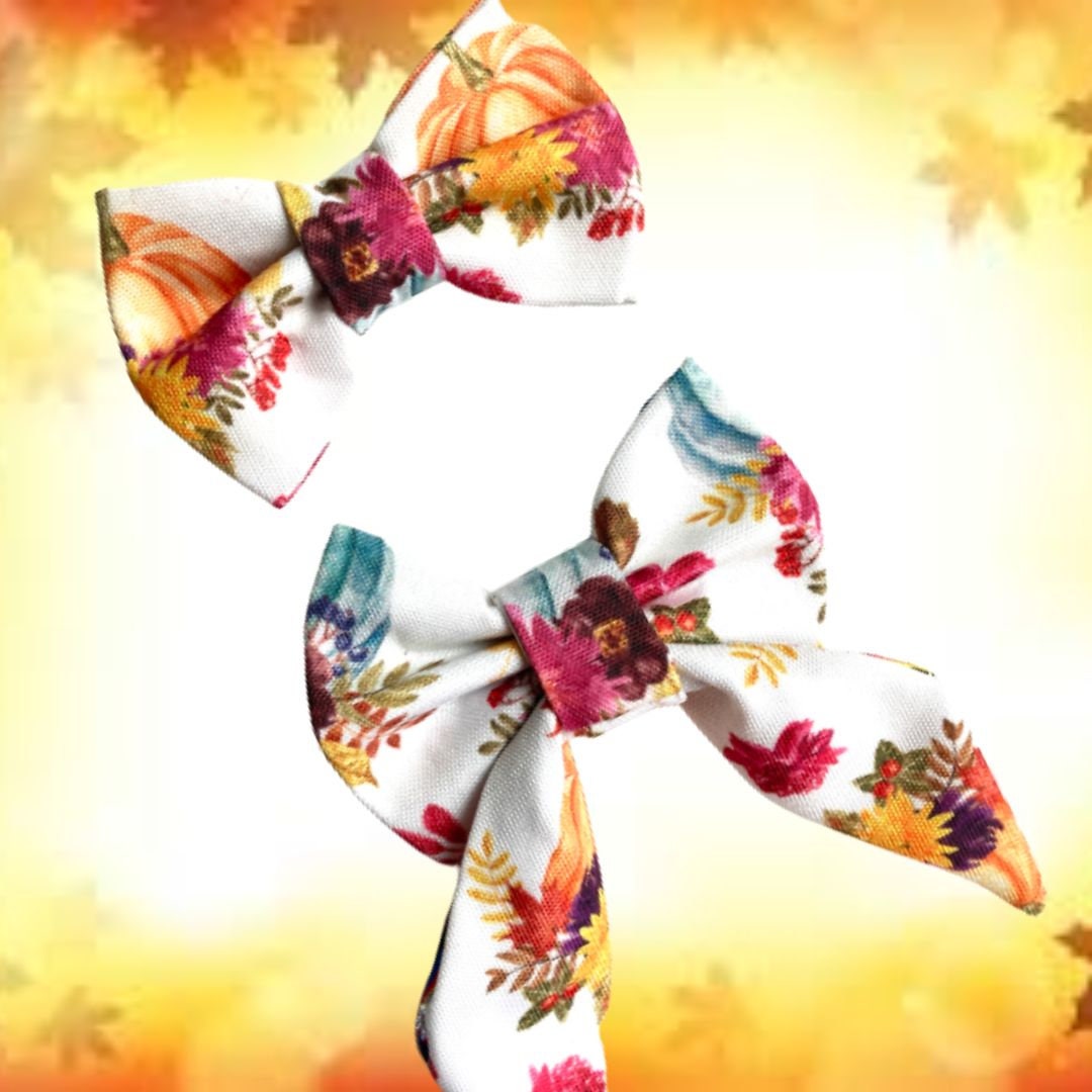 Blooms Blissful Bow Sailor Bow Tie Set, Dog Bow, Bow Tie for Dog & Cat, or Hair Bow for Girl ...