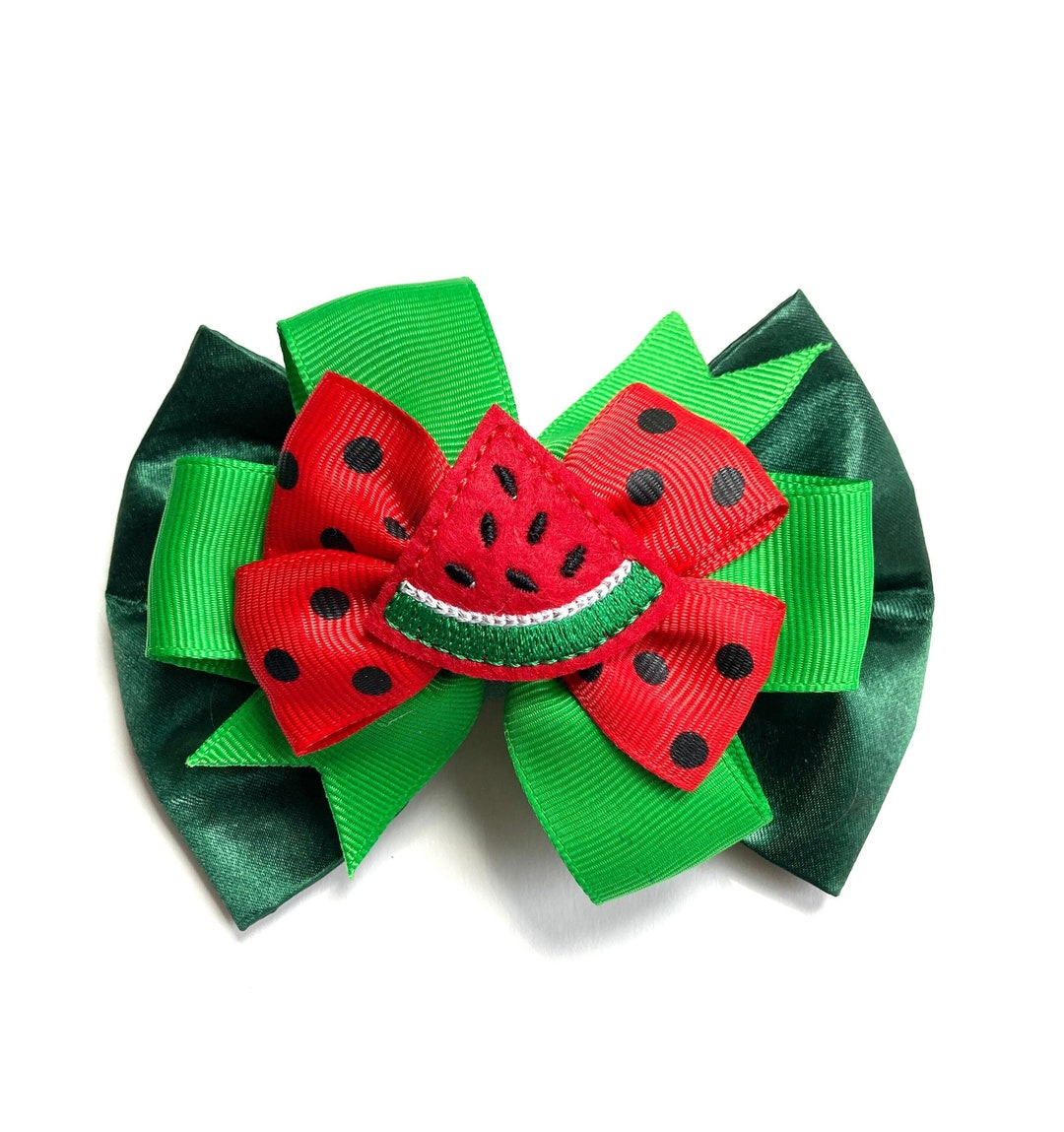 Sweet Summer Watermelon Bow, Custom Made Dog Bow, Cat Bow, Bow Tie for ...