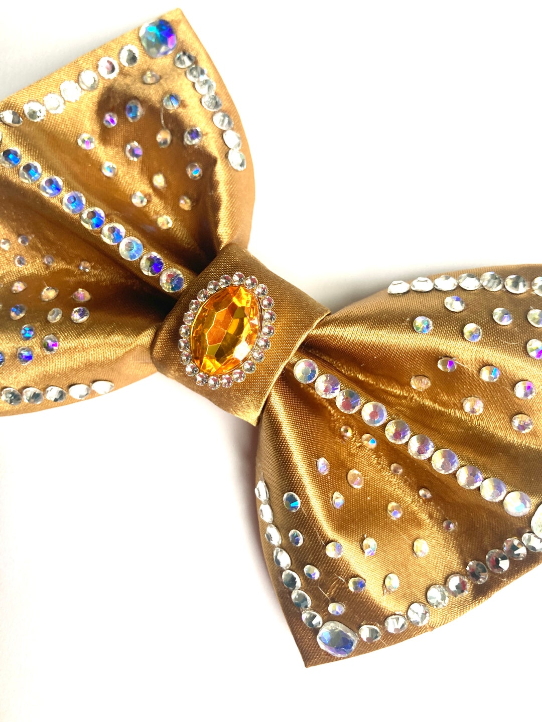Dazzling Gemstone Glam Bow, Custom Made Dog Bow, Bow Tie for Dog & Cat ...