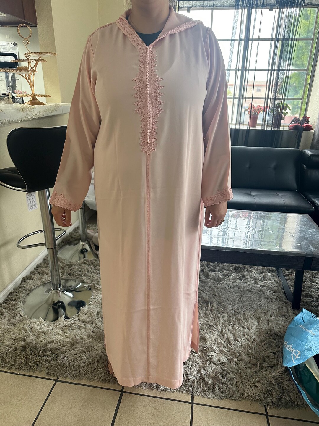 Pink Moroccan Jellaba - Etsy