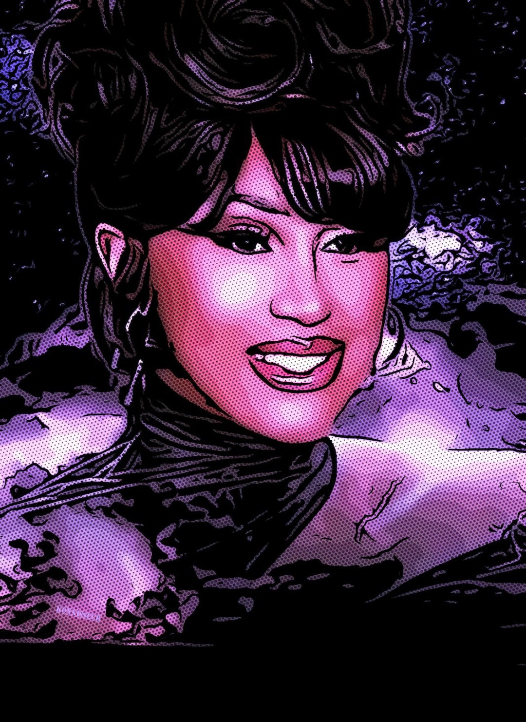 Cardi B Digital Art Print - Etsy