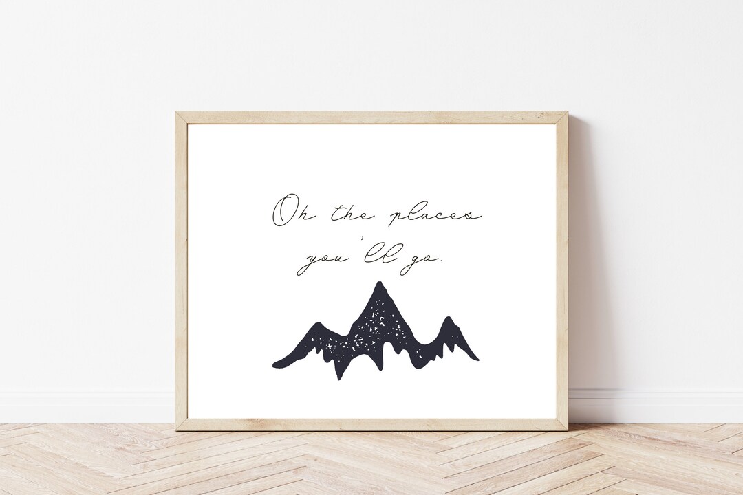 DIGITAL FILE, Oh the Places You'll Go, Reading Nook Decor, Classroom ...