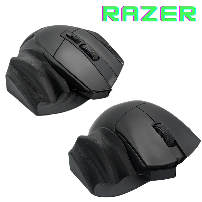 Pinky Rest Adapter, Ergonomic With PTFE Skates for Razer Basilisk V3 ...