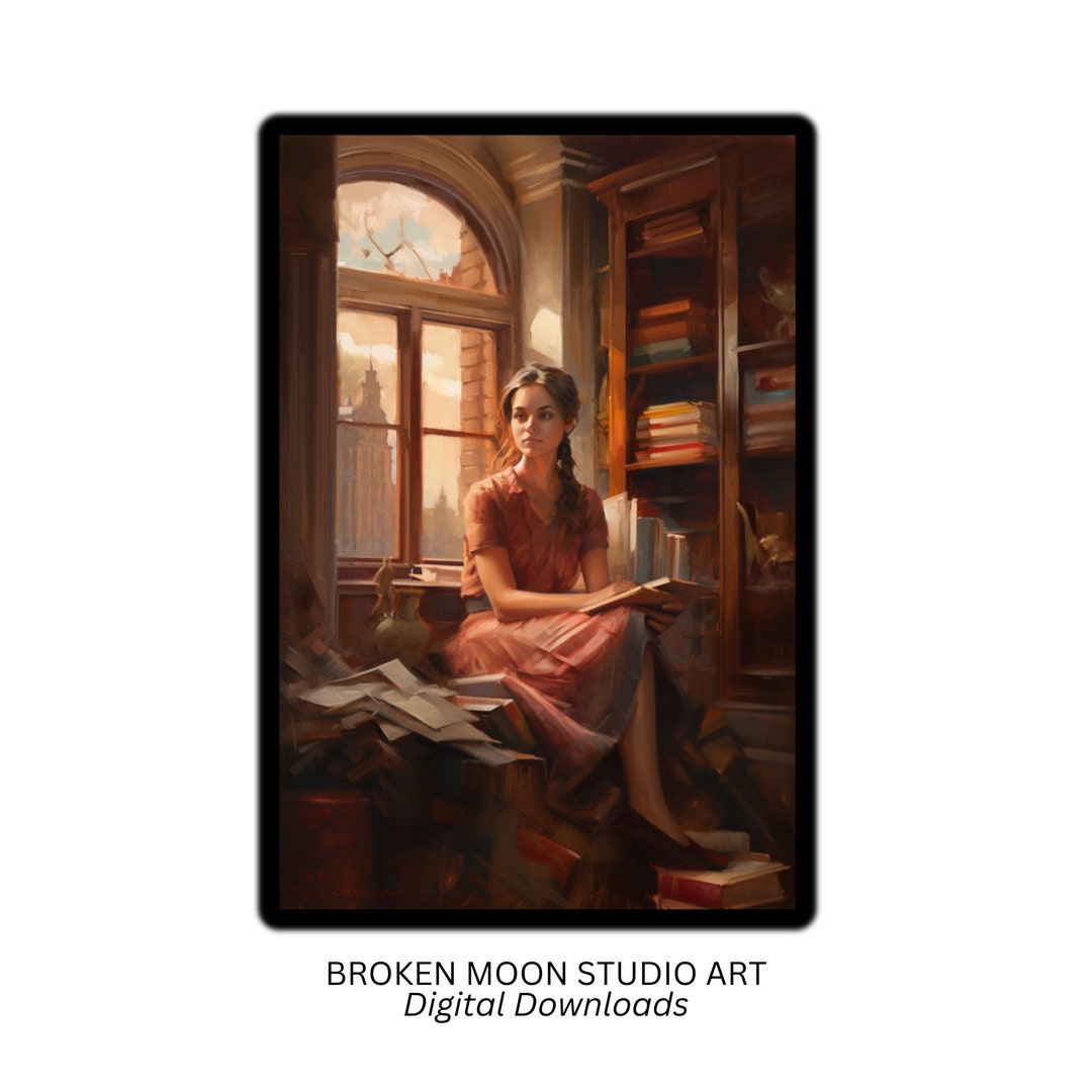 DAYDREAMS 2, Digital Poster, Reading, Intellectual Curiosity, Young ...