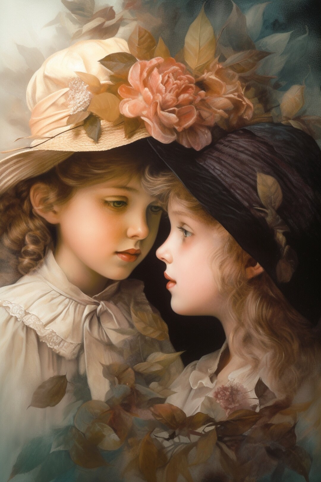 SISTERS 2, Victorian Fashion, Family, Digital Poster, Sisterhood, Best ...