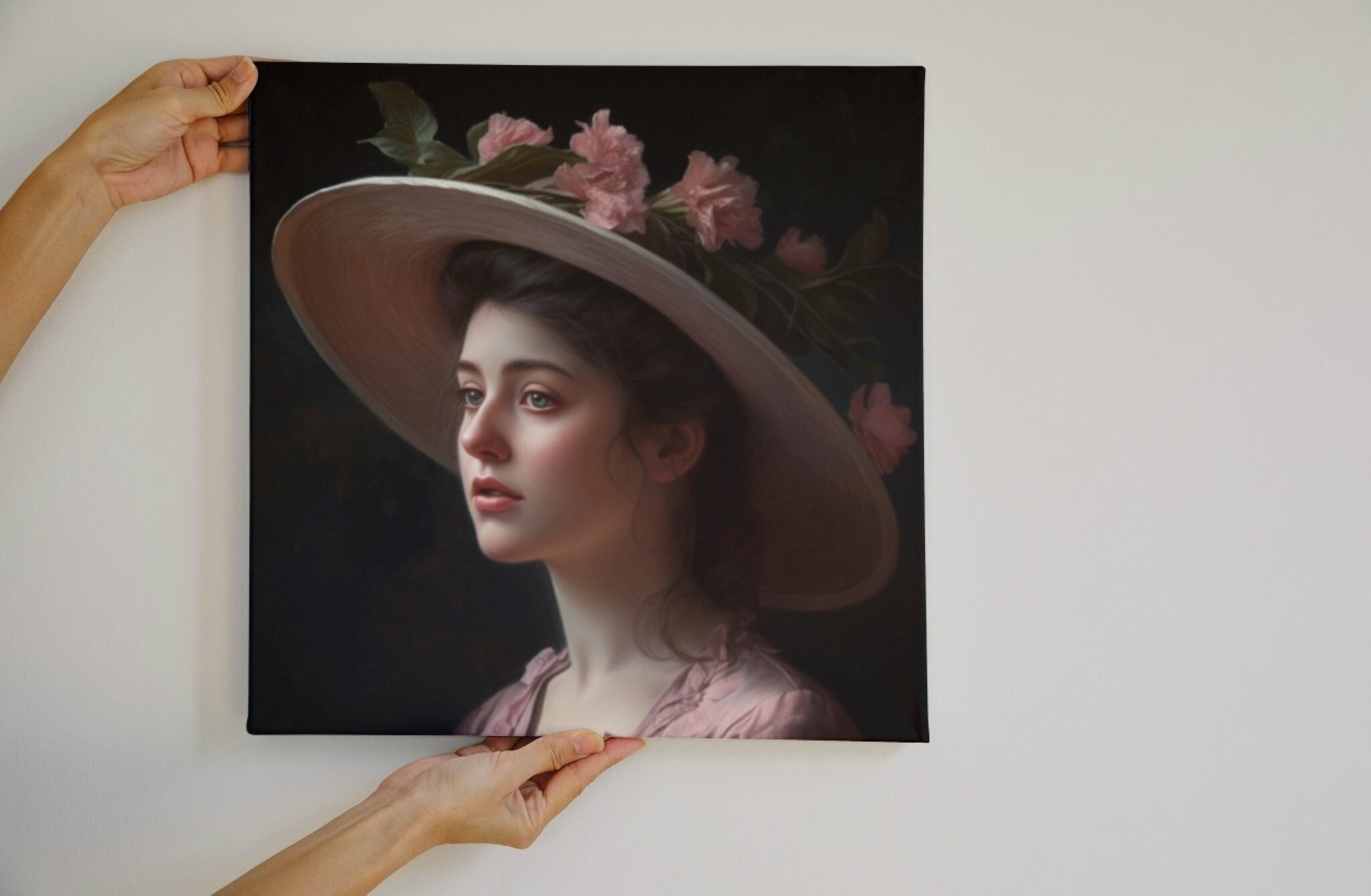 LADY IN PINK 2, Victorian, Pink and Rose-colored Attire, Elegant ...