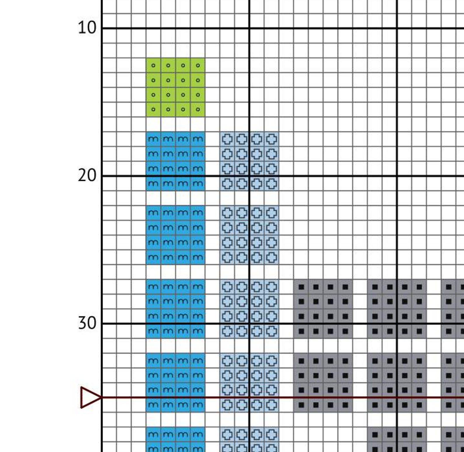 Minimalist Periodic Table Cross Stitch Pattern, Science Cross Stitch ...