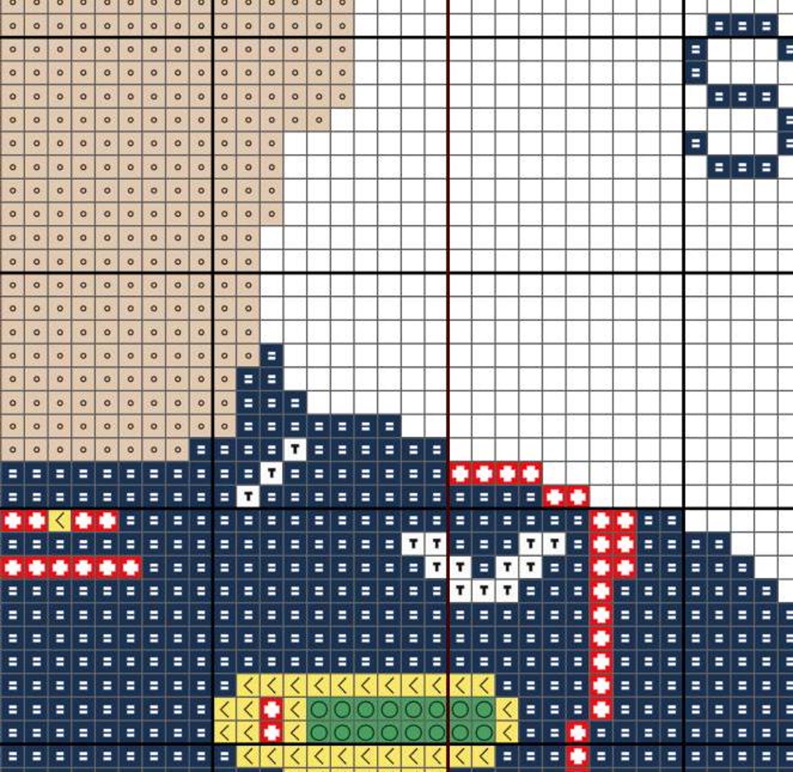 Formula 1 Cross Stitch Pattern, Max Verstappen, Red Bull F1, Instant ...