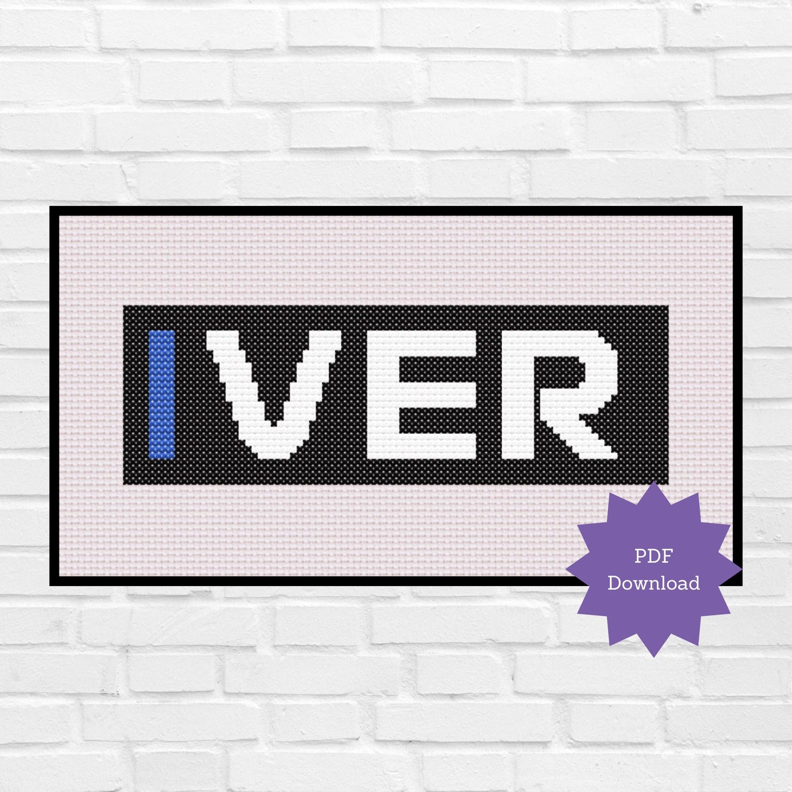 F1 Driver Cross Stitch Pattern, Max Verstappen, Formula 1 Instant PDF ...