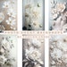 Neutral Floral Digital Backdrops Bundle Maternity Backdrop Overlays ...