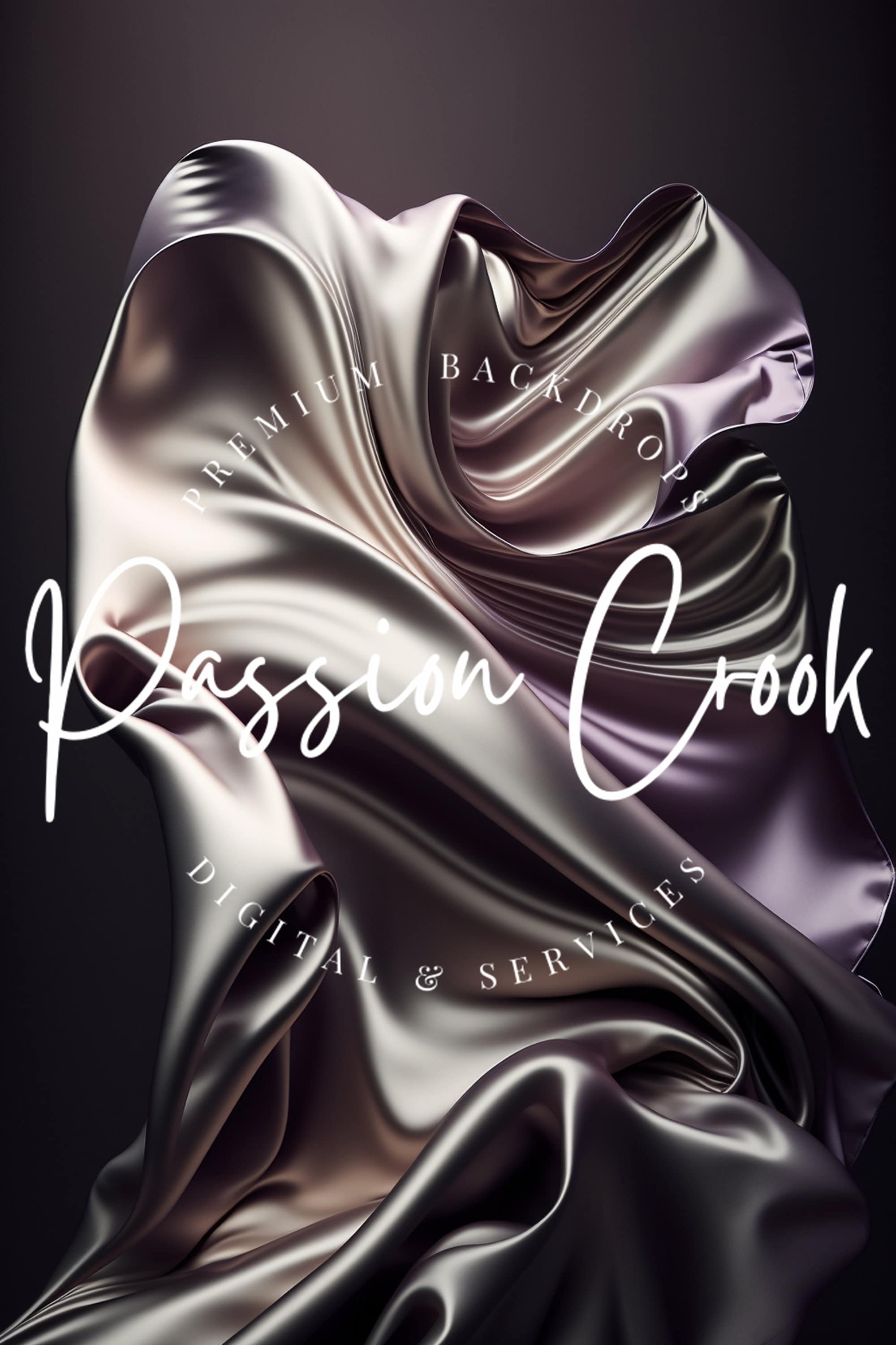 Flowing Silk Digital Backdrop Overlays Silk Digital Backdrops for ...