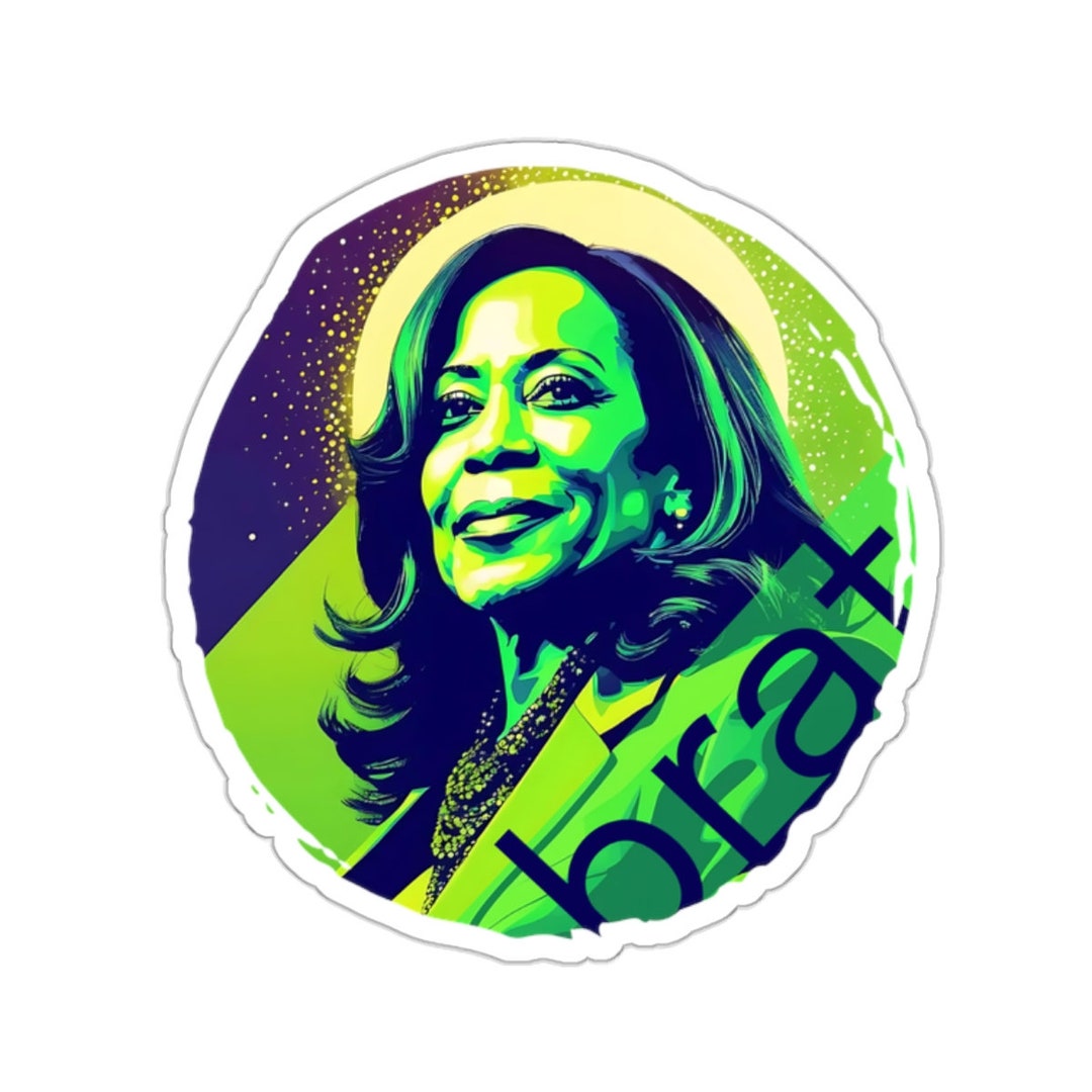 Kamala Harris Brat Sticker 2024 Election Stickers Kamala Vote Harris ...