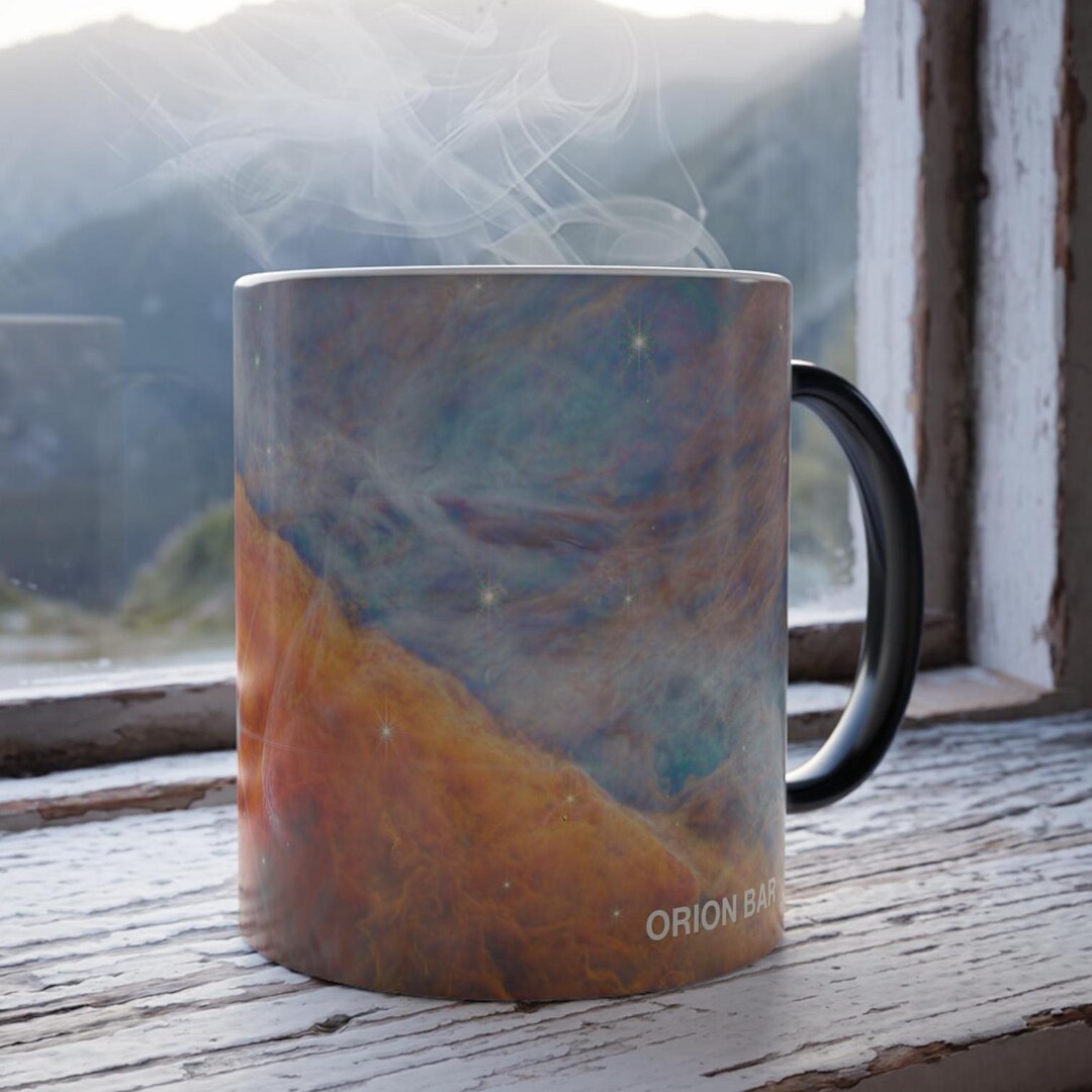 Orion Bar Nebula Mug: Color Changing Celestial Space Cup, Astronomy ...