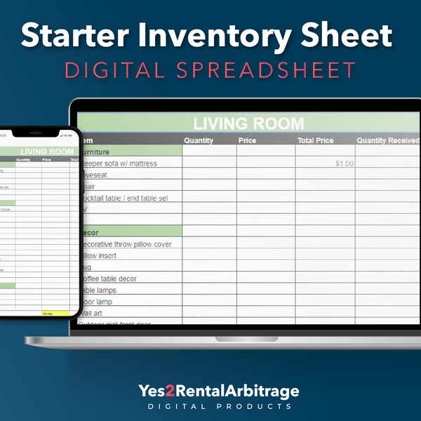 Airbnb Inventory Spreadsheet - Etsy