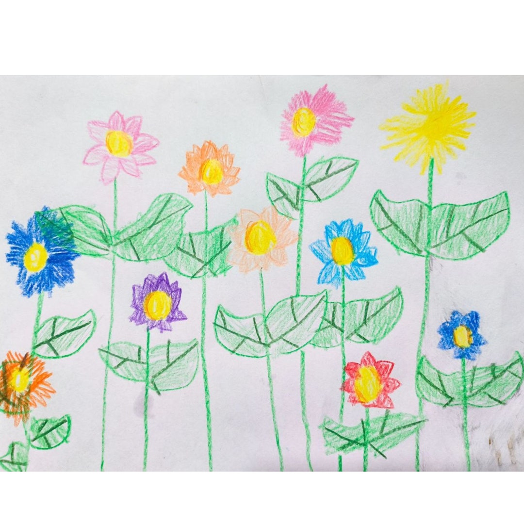 My Autistic Daughter Likes to Draw Flowers Like This - Etsy