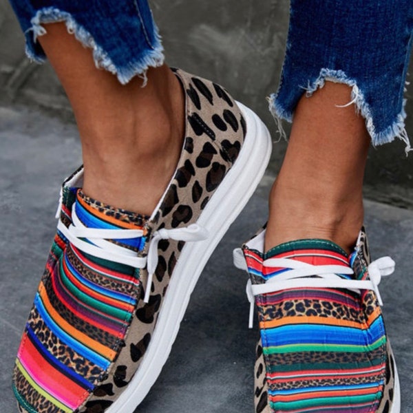 Leopard Print Shoes - Etsy