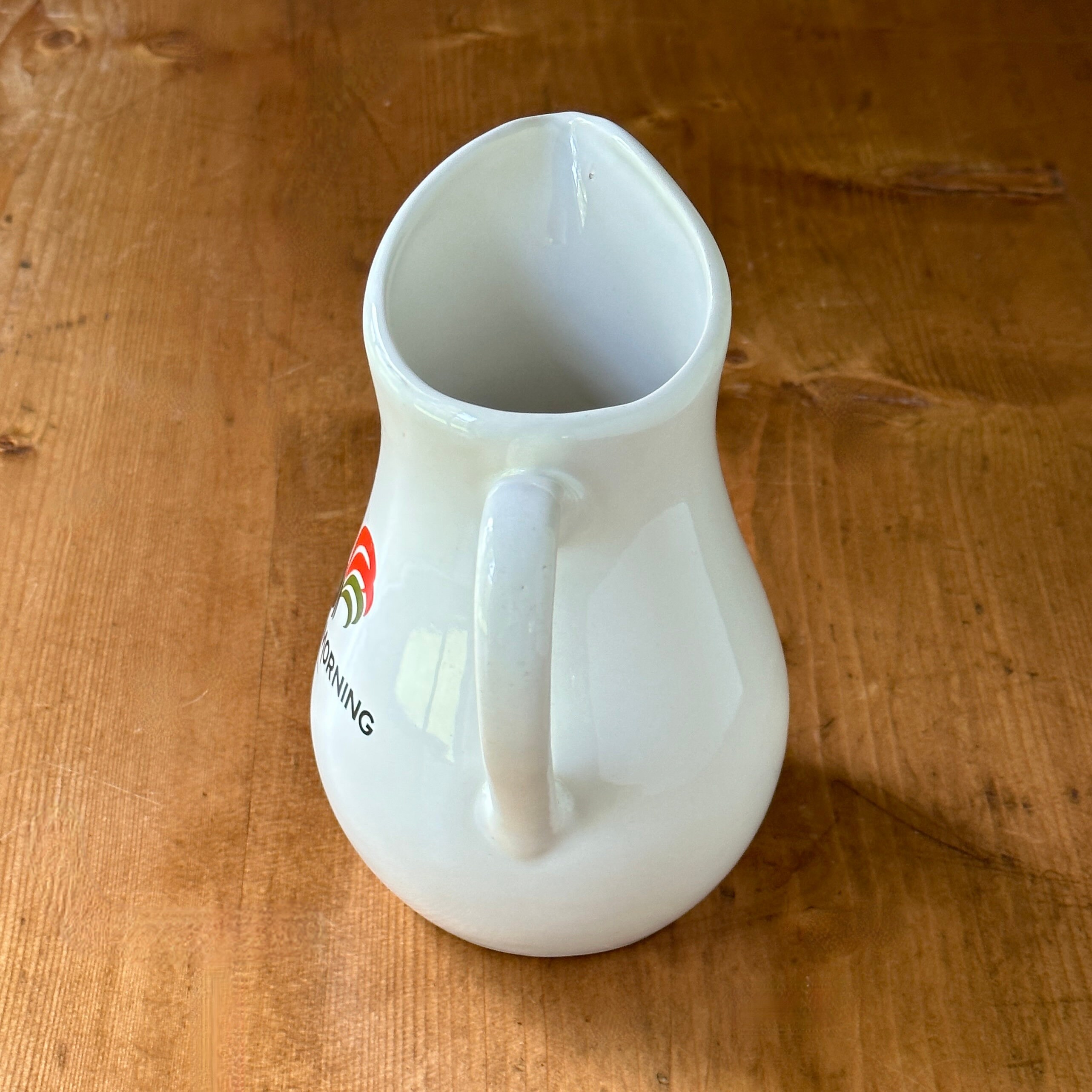 Vintage Kellogg's Milk Pitcher. Good Morning With Rooster. Collectable ...