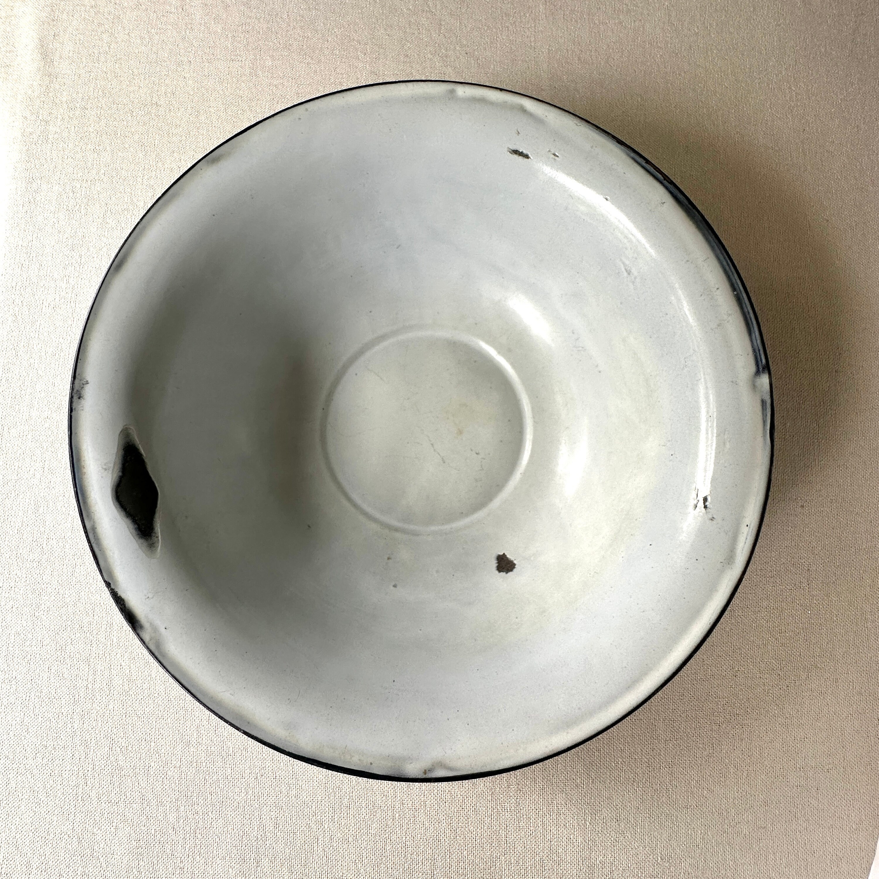 Vintage Large Blue Enamelware Wash Bowl. Graniteware Wash Basin. - Etsy