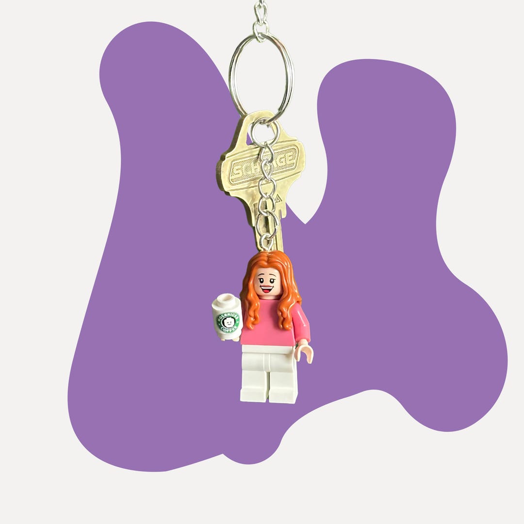 Custom LEGO Minifigure Keychain Personalized Gifts for Her, Gift for ...