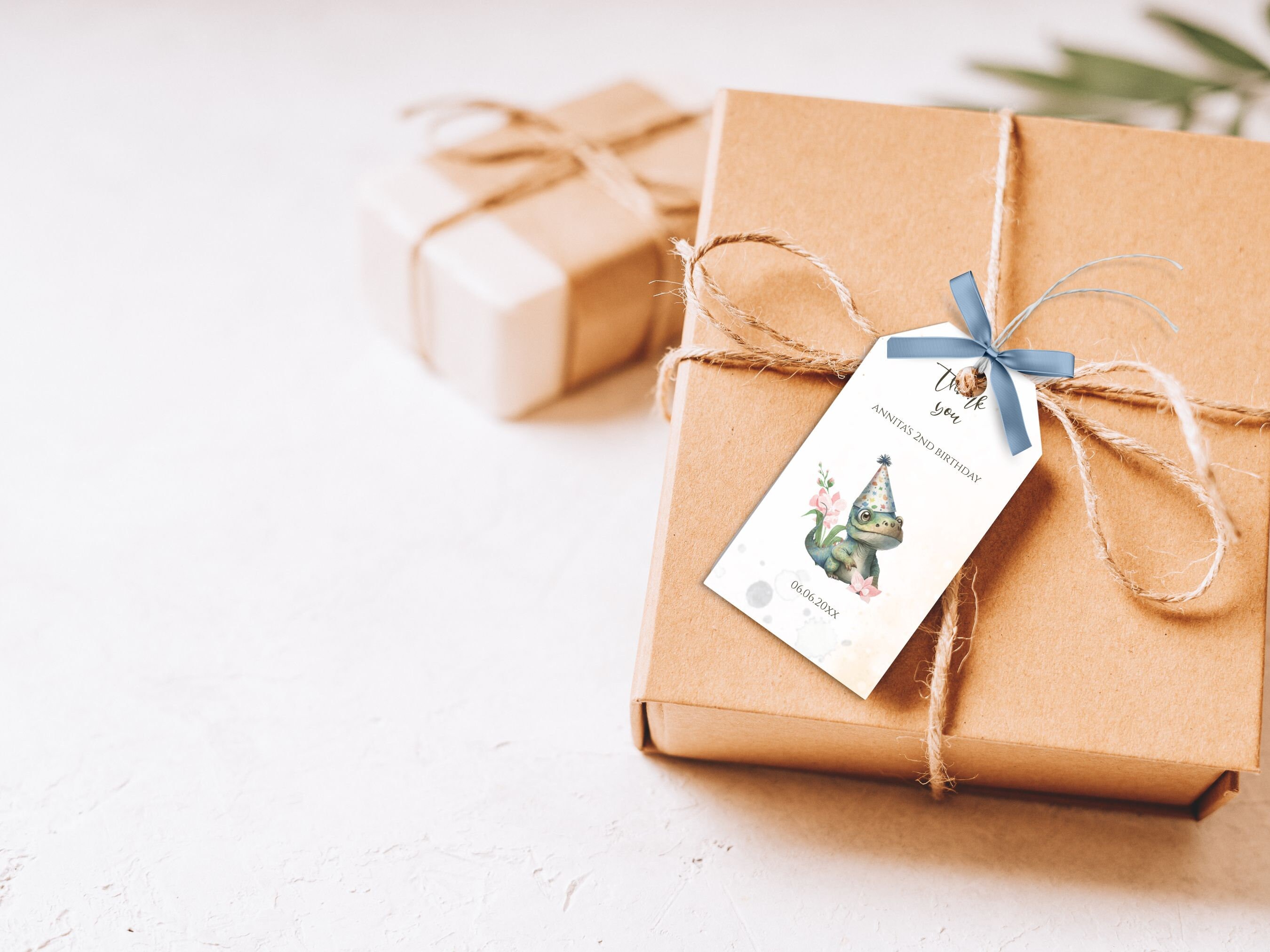 Editable Cute Dinosaur Thanks for Stomping Over Favor Tag| Thank You ...